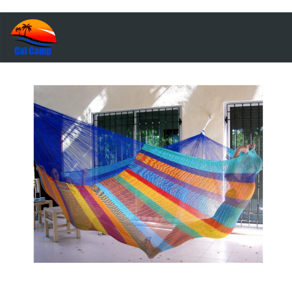 Jumbo Multi-Color Hammock - Cal Camp, Inc.